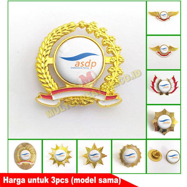 Pin ASDP Indonesia Ferry - Bros Logo ASDP /3pcs | Lazada Indonesia