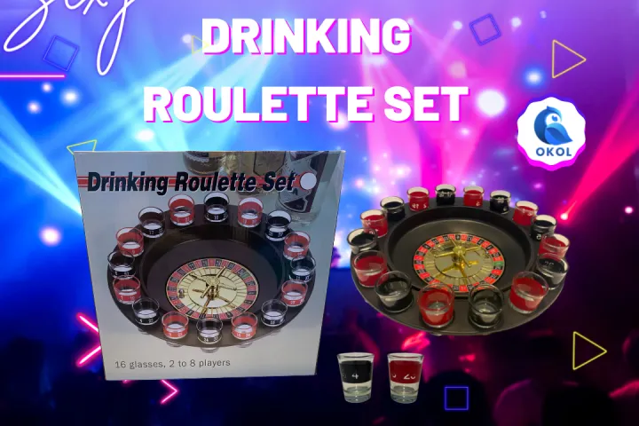 Drinking Roulette Set เกมหมุนวงล้อแสนสนุก | Lazada.co.th