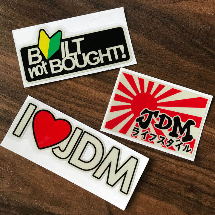 JDM Reflective Motorcycle Sticker Car Decals | Lazada PH