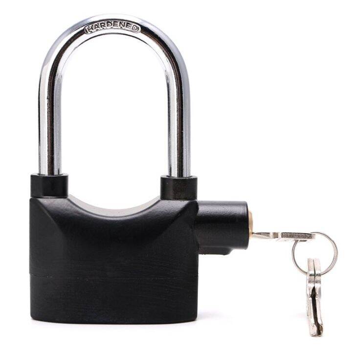 Waterproof Siren Alarm Padlock Alarm Lock for Motorcycle Long Beam Bike ...