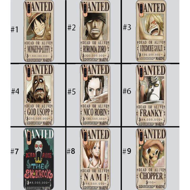 【COD】 One Piece Wanted Poster Design Hard Case for Vivo Y91/S1/V15/V15 ...