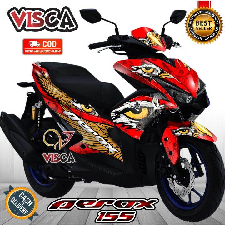 Decal Aerox 155 Old Full Body Stiker Aerox 155 Old Keren Striping Aerox ...
