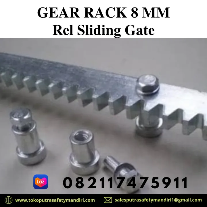 GEAR RACK REL PAGAR SLIDING AUTO GATE PINTU PEMBUKA PAGAR OTOMATIS 1 ...