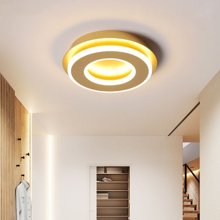 Three-color Light Adjustable LED Ceiling Lamp Simple and Modern Panel ...
