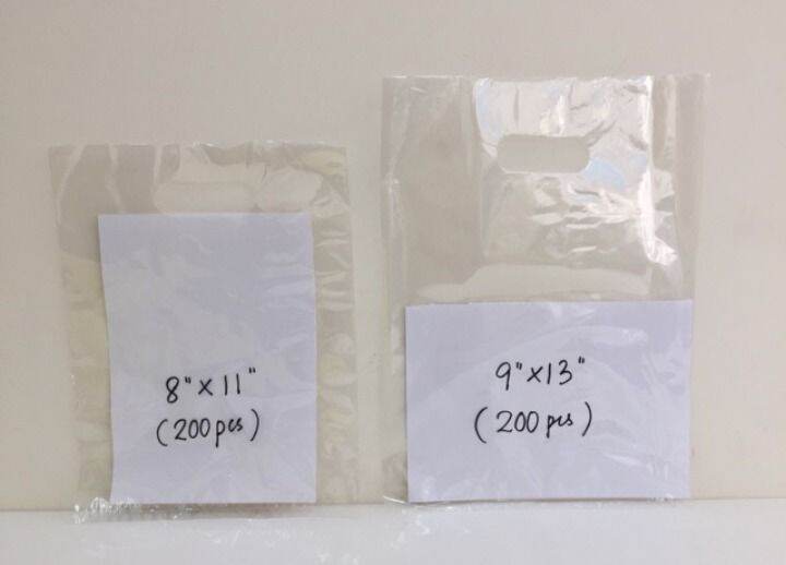 🔥🔥PP Clear Plastic Bag With Hole 9x13 inches READY STOCK | Lazada