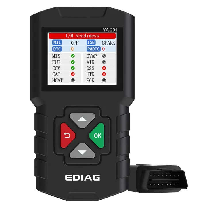 EDIAG YA201 2021 Enhanced obd2 Scanner Full OBDII Functions 10 Modes ...