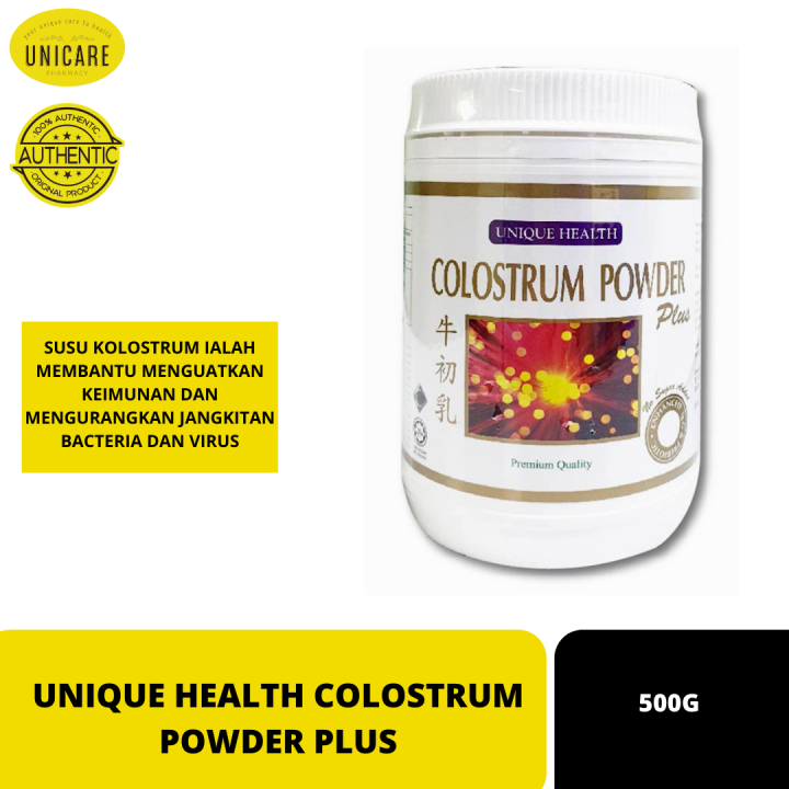 UNIQUE HEALTH COLOSTRUM POWDER PLUS 500G | Lazada