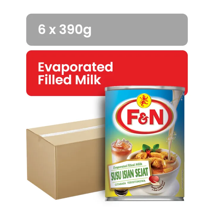 F&N Evap Filled Milk 390G X 6 | Lazada