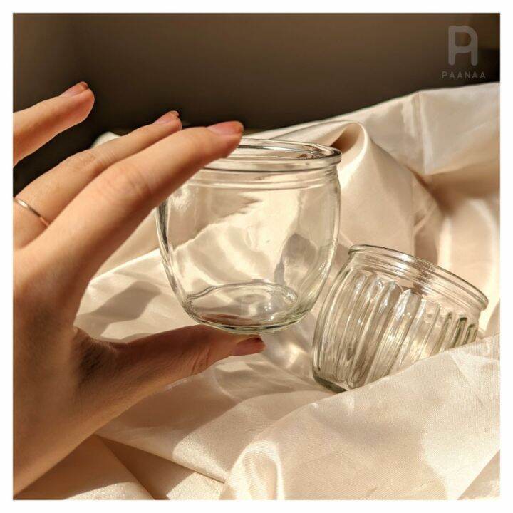Gelas Kaca Jar Pudding Dessert Estetik 180 ML Leb 7,5 CM T 7 CM Madu ...