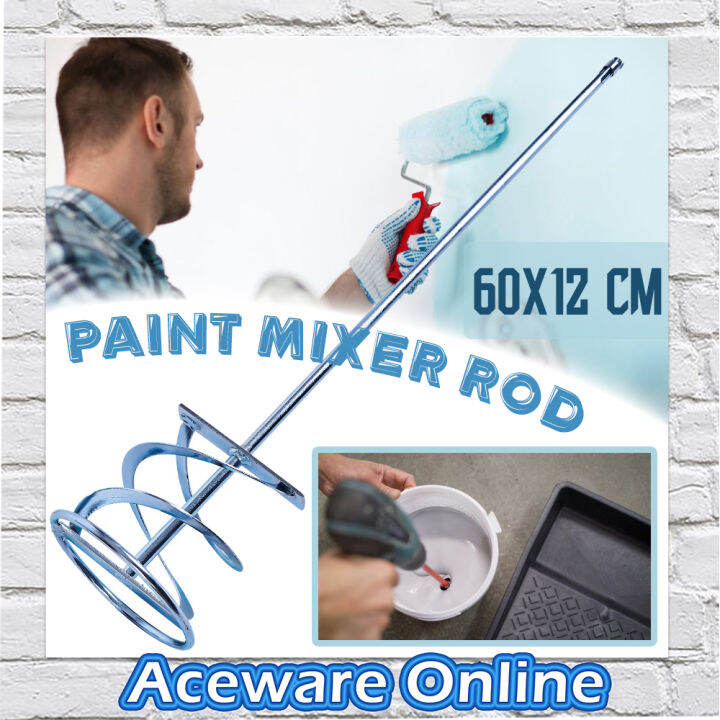 60CM X 12CM ROUND SHANK PAINT MIXER ROD | Lazada