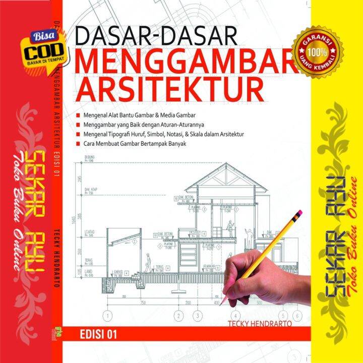 Buku Dasar-Dasar Menggambar Arsitektur Tecky Hendrarto | Lazada Indonesia