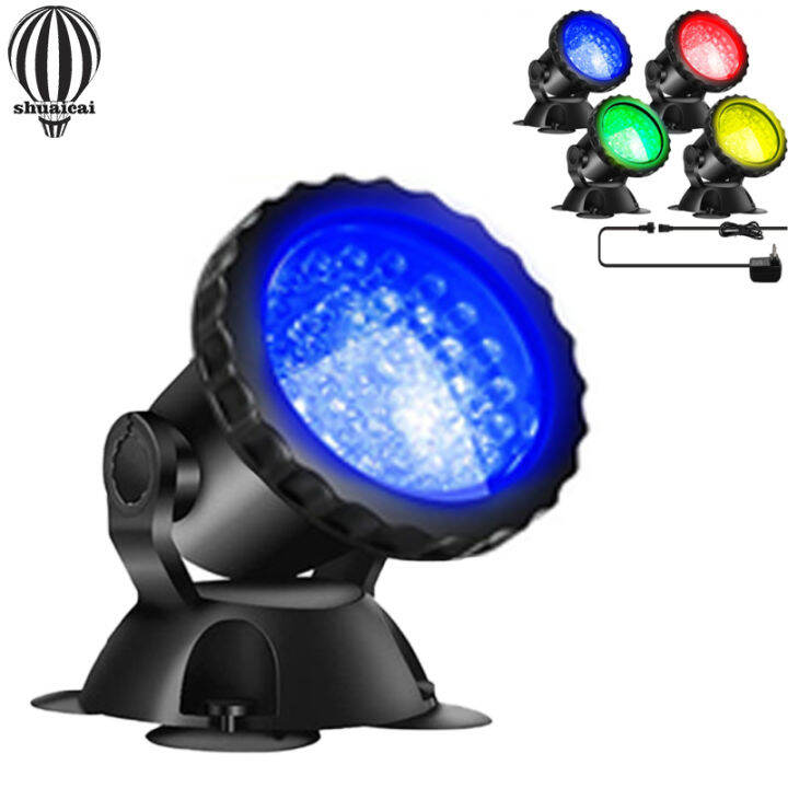 Pond Lights Wireless Remote Control Adjustable Brightness Submersible ...