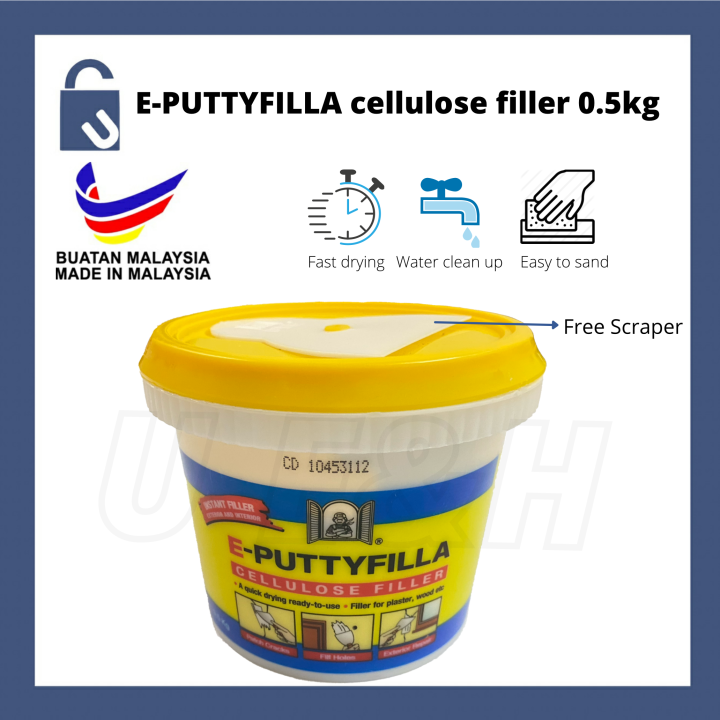 PYE Product Puttyfilla 0.5kg E-Puttyfilla Cellulose Filler | Lazada