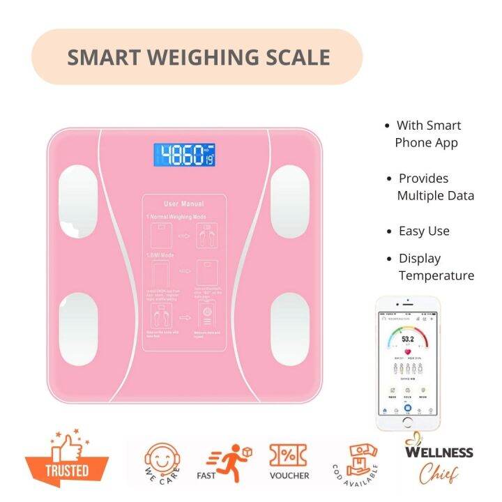 Weighing Scale/Bathroom Scale Smart Digital Weigh Body Composition ...