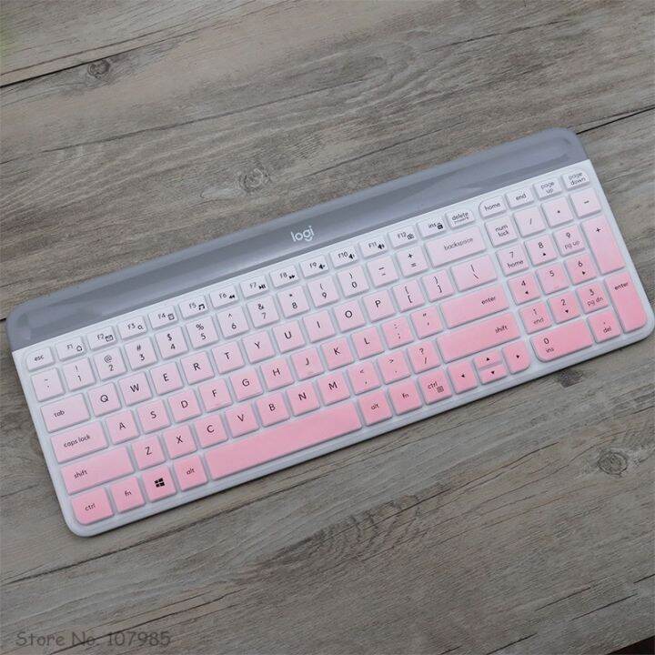 Dustproof Washable Silicone Wireless keyboard Desktop keyboard Cover ...
