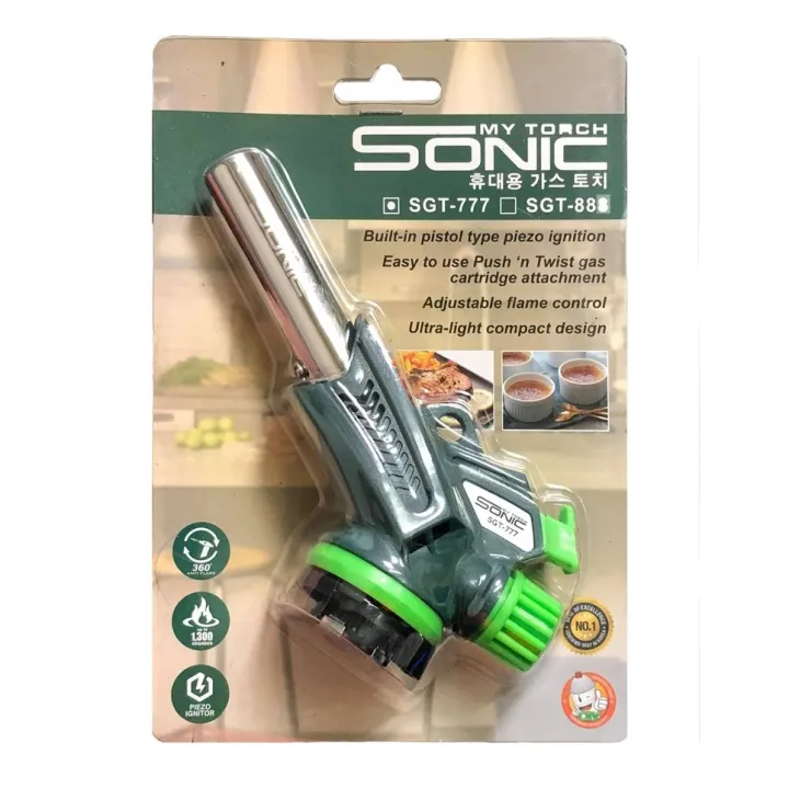 Sonic SGT-777 One Touch Butane Gas Torch | Lazada PH