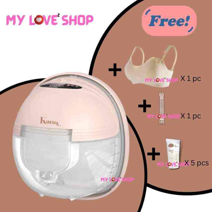 Kireina Lemon LED Wearable Breast Pump handsfree Pump susu / Breastfeeding Tools | Lazada