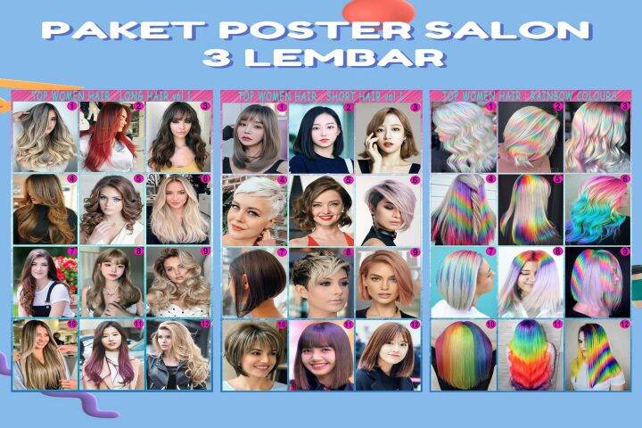 Poster Salon Cewek Terbaru Poster Model Rambut Cewek Terbaru Poster ...