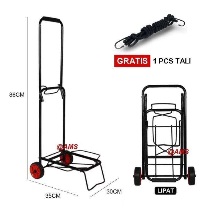 Termurah - Troli Barang Portable Lipat / Troli / Trolley Gas Galon ...