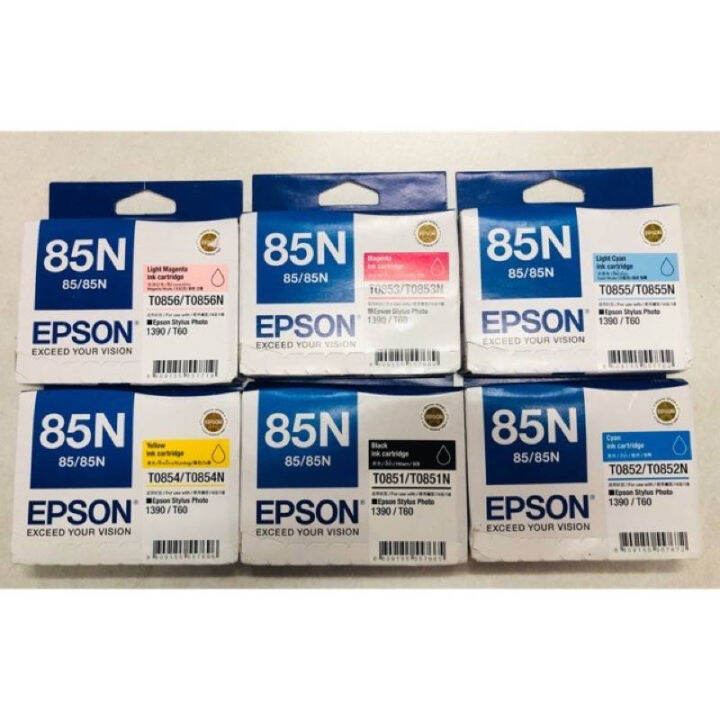 Epson 85N Bk C M Y LC LM ของแท้ | Lazada.co.th