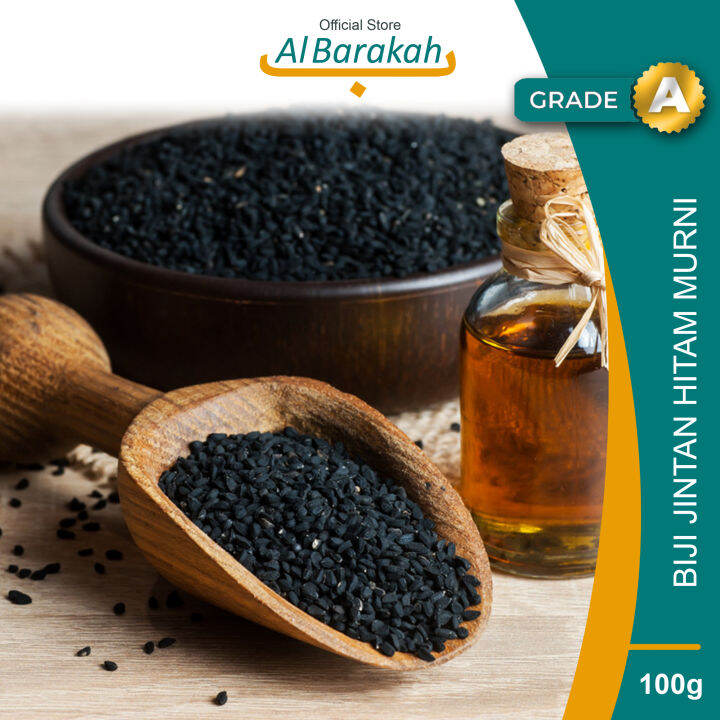 Biji Jintan Hitam Murni 100gr Habatussauda Habasi Arab Tanpa Campuran ...