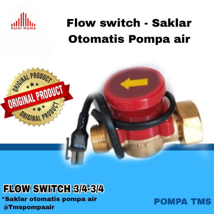 Flow Switch Pompa Air Booster 3/4-3/4 Saklar Otomatis Water Switch ...