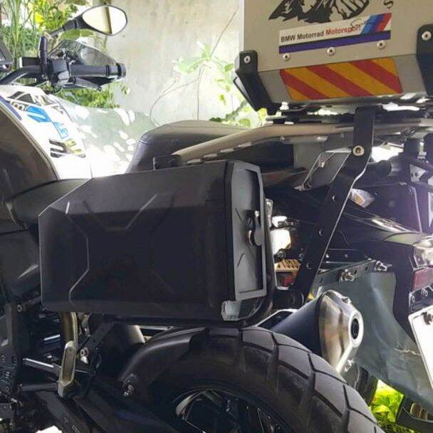 REYGEAK Toolbox with Lock Side Rack Storage Box Bag Bags For BMW R1200GS ADV R1250GS TRK502 ...