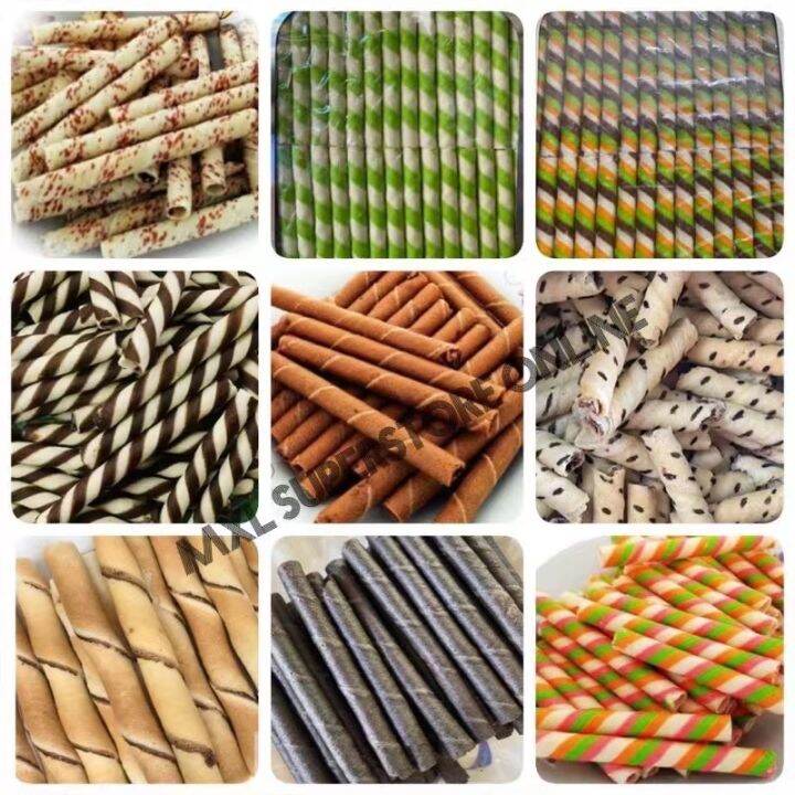 【Biskut timbang】Rolled wafer stick Choco/latte/vo/strawberry/zebra/premium choco/Fancy choco ...