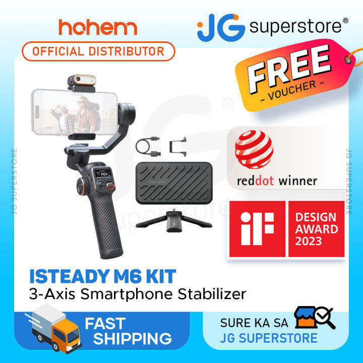 Hohem iSteady M6 and M6 Kit 3-Axis Smartphone Gimbal Stabilizer with AI ...