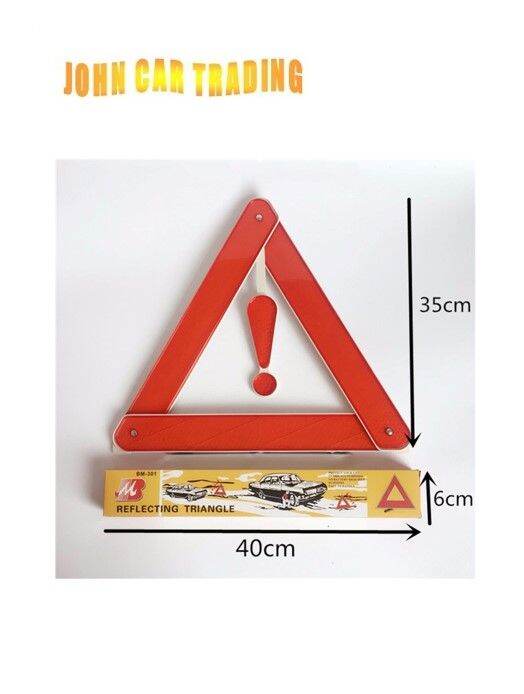 Triangle Reflective Foldable Road Emergency Red Triangle Roadside Car ...