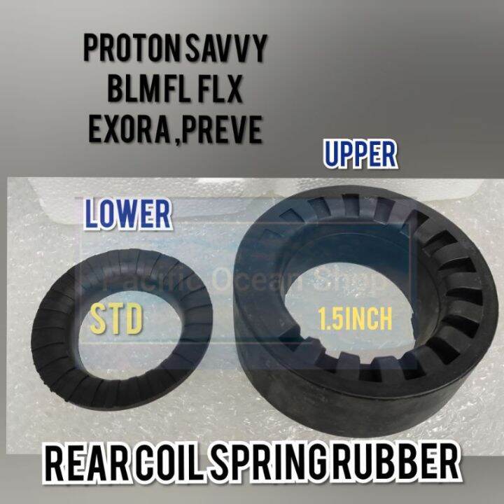 COIL SPRING RUBBER (REAR) PROTON SAGA BLM FL FLX EXORA PREVE SAVVY IRIZ ...
