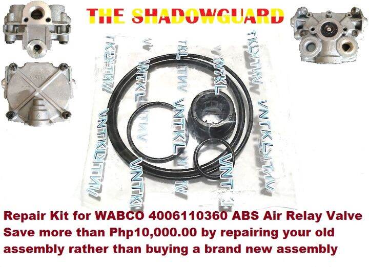 Repair Kit for WABCO 4006110360 ABS Air Relay Valve Foot Valve Orings ...
