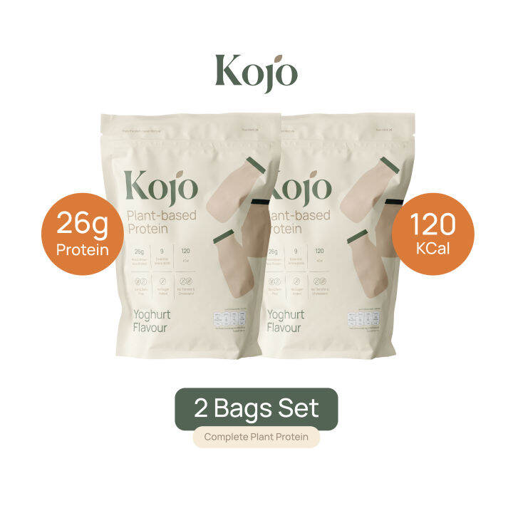 2 Bags: Kojo Plant Based Protein Yoghurt Flavour (910gx2) โปรตีนจากพืช ...