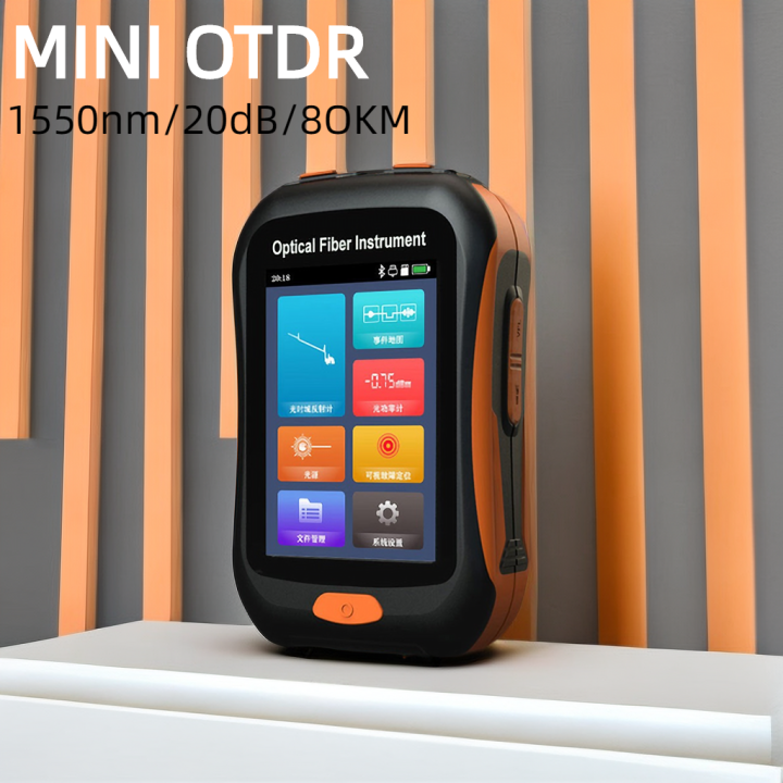 Mini OTDR NK2800 1550(14901577) Nm 80KM รองรับการทดสอบแสง Active Fiber ...