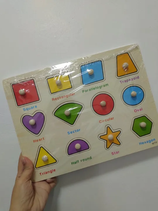 METS Wooden Shapes Puzzle | Lazada PH
