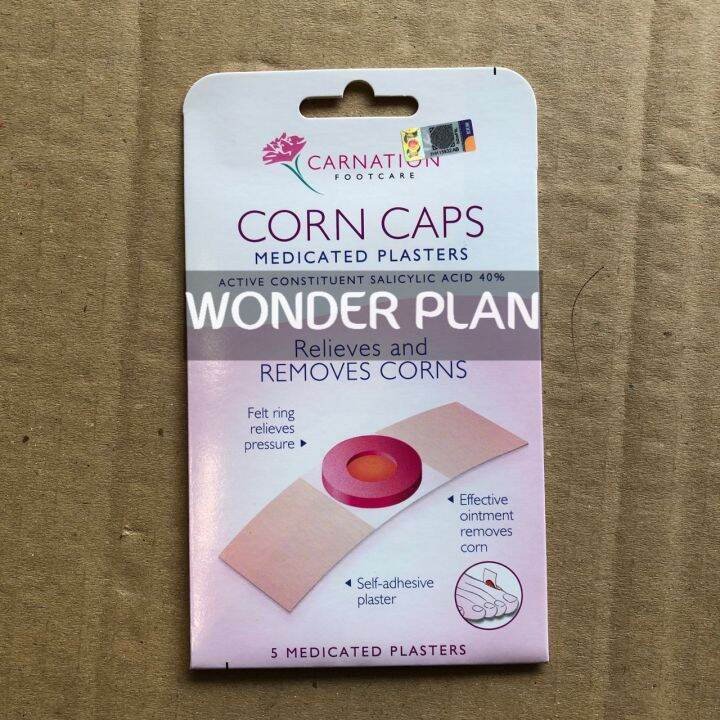 Wonder Plan Carnation Footcare Corn Caps Medicated Plasters 5s ...