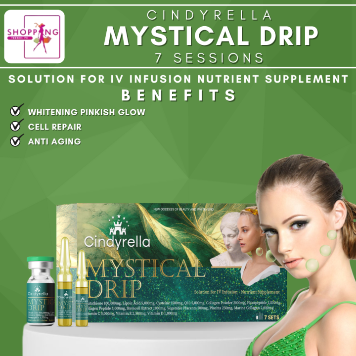 Cindyrella Mystical Drip with Sunblock (Complete 6vials Drip Sets) for ...