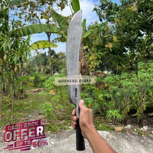 Golok Jabar Gagng Besi Iras - .Golok Panjang Ujung Lancip.Golok Pangkas ...