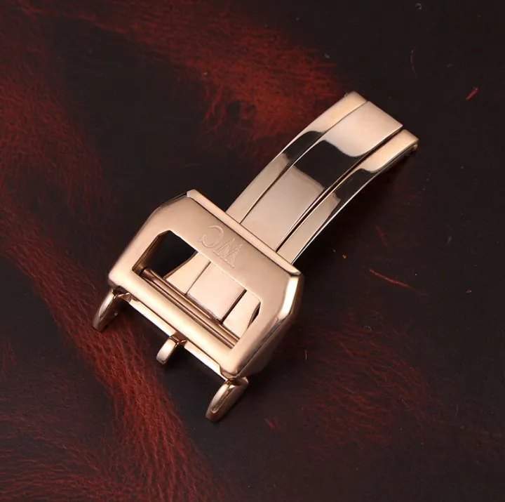 High Quality 18mm Stainless Steel Butterfly Buckle For IWC IW323101 Big ...