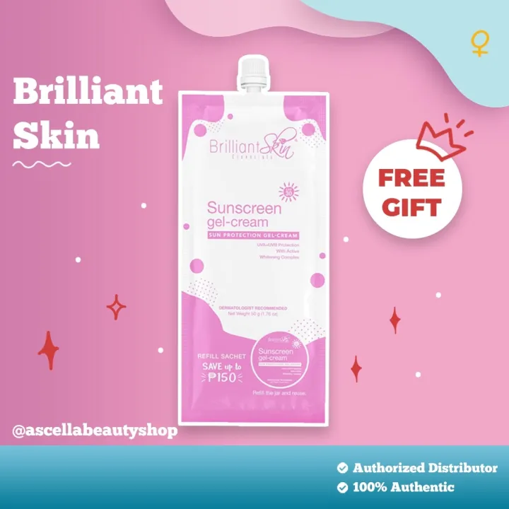 COD • Brilliant Skin Hydrating Sunscreen Gel-Cream SPF 30 Light Pink ...