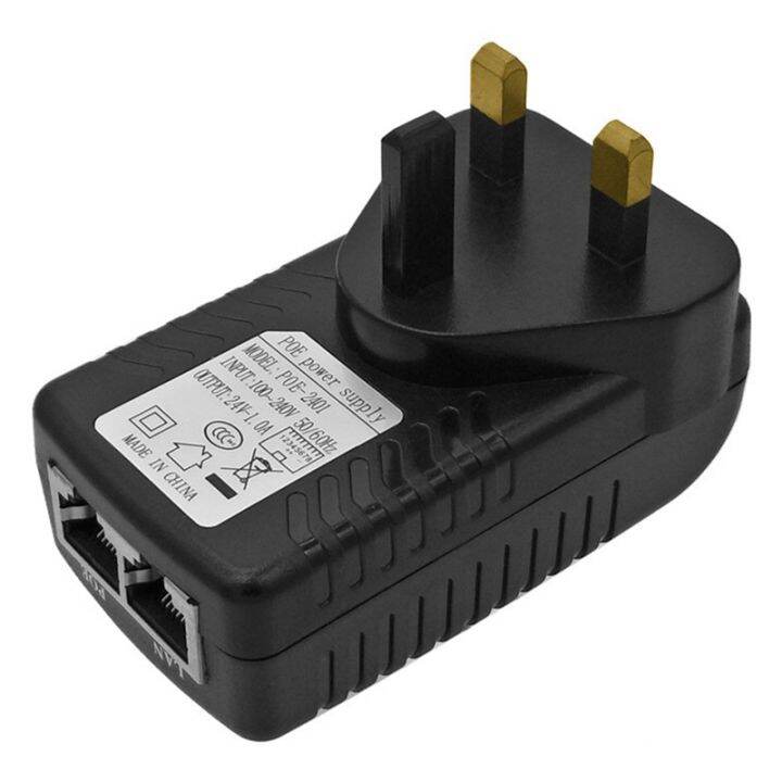 POE Injector for CCTV IP Camera Power Supply Ethernet Adapter POE Power ...