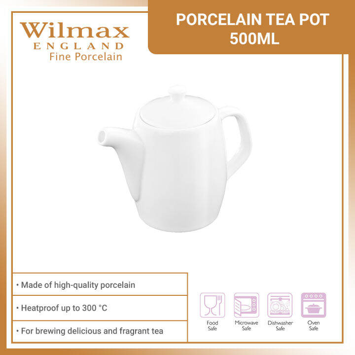 Wilmax England Porcelain Tea Pot 17oz / 500ml | Lazada PH