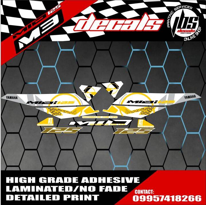 mio i 125 decals | Lazada PH