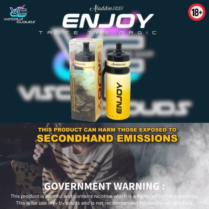 Aladdin Pro Enjoy 9000 Puffs Disposable Pod Vape (LEGIT) Vape kit ...