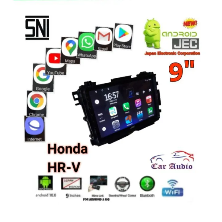 Head Unit HR-V Android 9 inch Honda HR-V Plug And Play Honda HRV ...