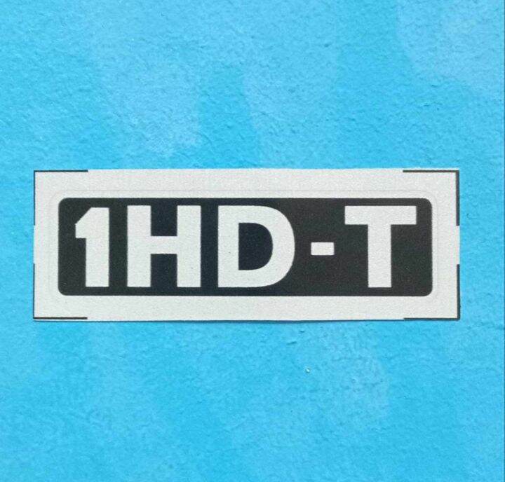 1Hdt Engine decal for Landcruiser 80 | Lazada PH
