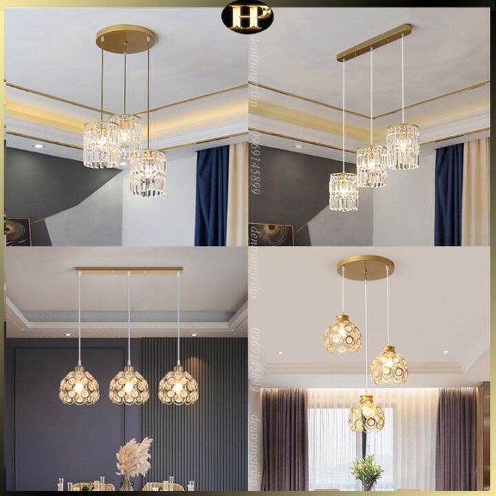 Đèn Phale 2 tầng thả trần trang trí phòng khách, thả bàn ăn hiện đại ...