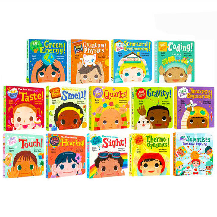 English original baby loves science cute science paperboard book 14 ...