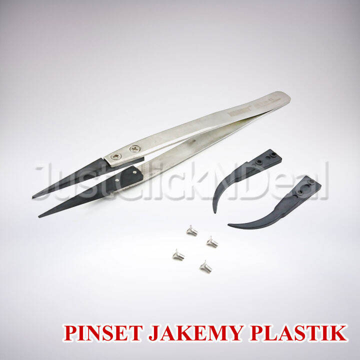 Pinset Set Jakemy Anti Static Plastik Carbon Fiber JM-T10-11 Original ...