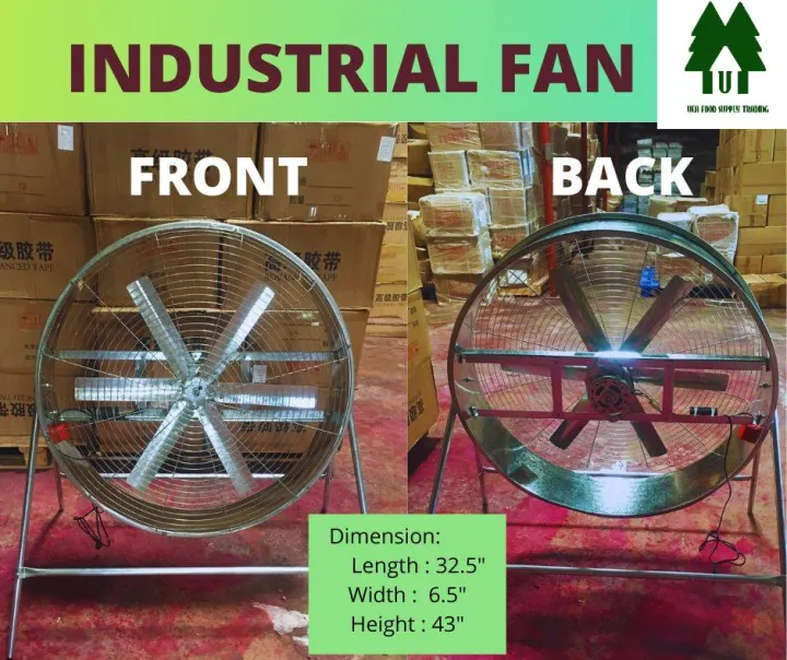 Industrial Fan | Heavy Duty Aluminum Frame 43 inches height | Lazada PH
